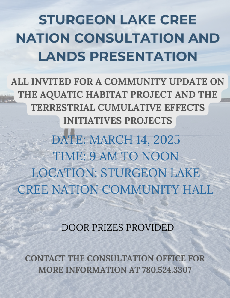 Sturgeon Lake Cree Nation – Our Trusted Community
